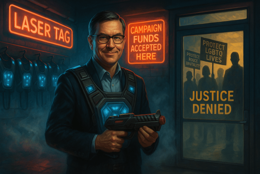 Why is Kent County Prosecutor Christopher Becker Playing Laser Tag with ...