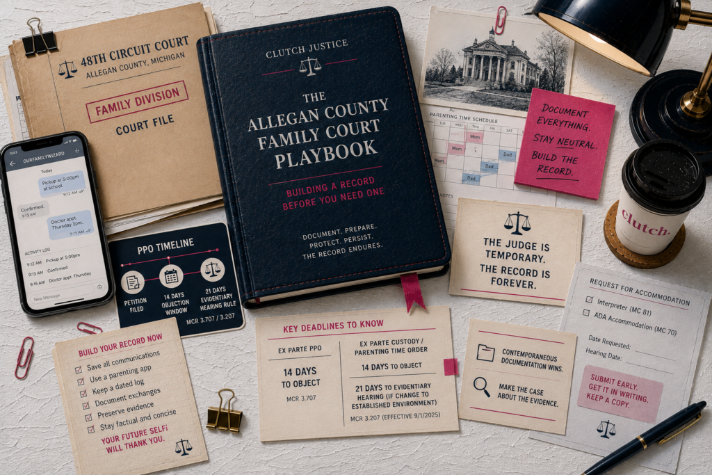 The Allegan County Family Court Playbook: Building a Record Before You ...